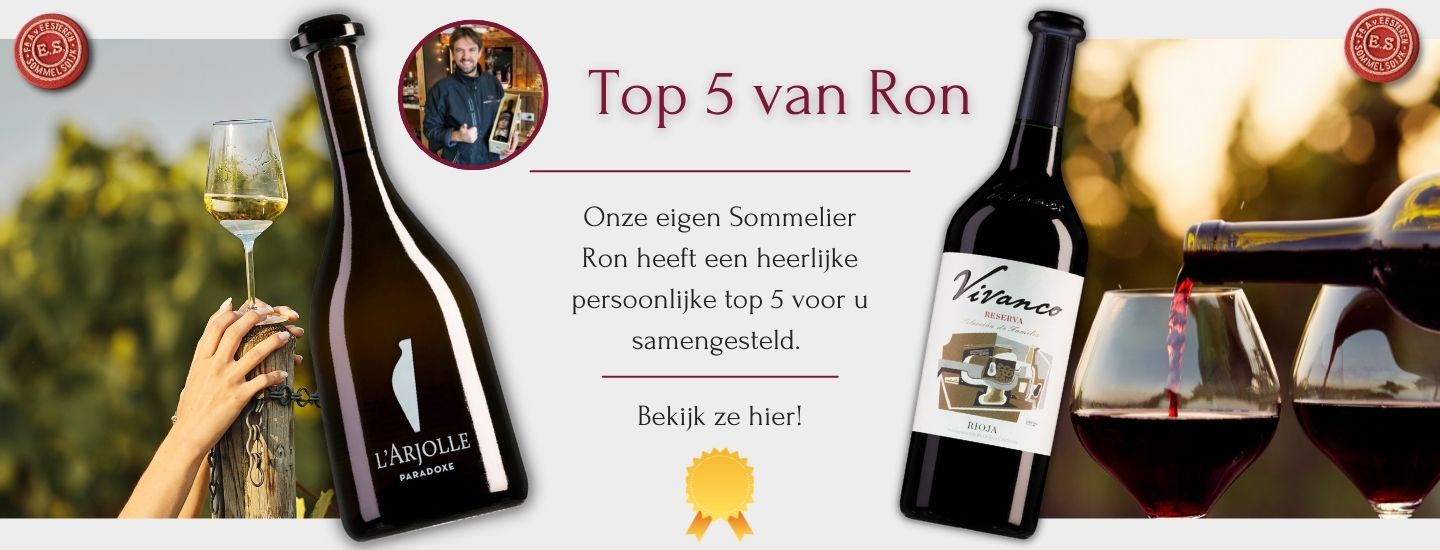 Top 5 van Ron - banner - wijnenwereld.nl - online wijn kopen